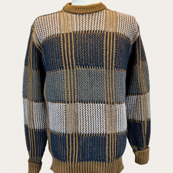 St. John's Bay | Sweaters | Vintage Earthy Old School Wool Knit Sweater ...